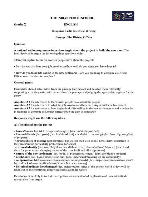 Grade 8 Interview Writing Worksheet 2 Ms Pdf