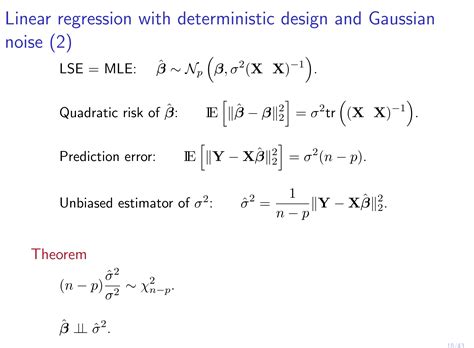 A Question About Linear Regression Results Cross Validated