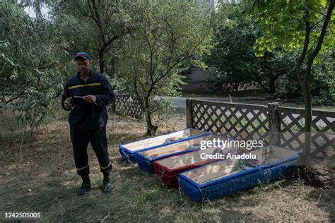 An Exhumation Process Of Civilians Who Died During Ukraine Russia War