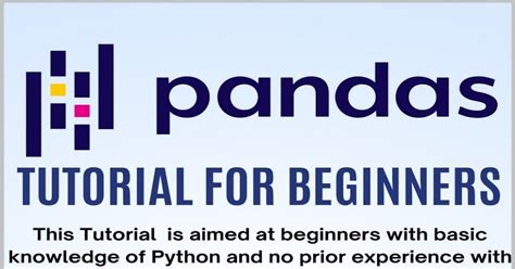 Python Pandas Tutorial For Beginners The Ultimate Guide For Beginners