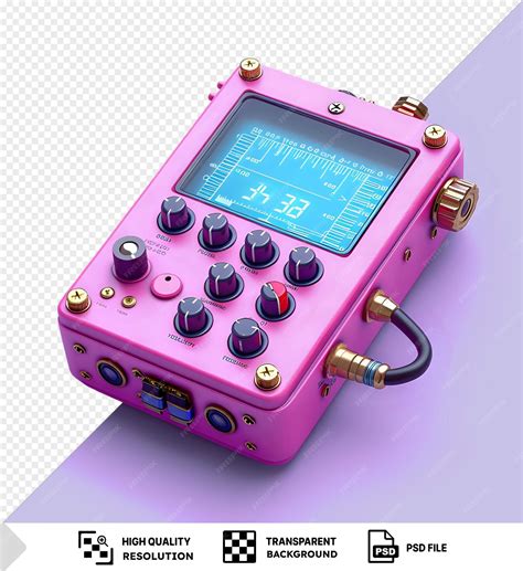 Premium Psd Geiger Counter With A Video Game Controller