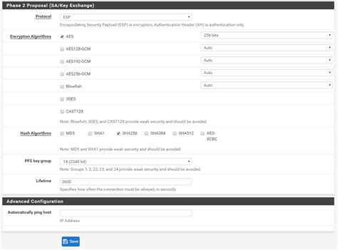 IPSec Dynamic Route Based S2S VPN Tunnel Between Two PfSense Appliances Matrixpost Net