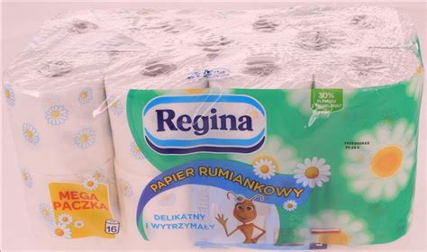 Papier toaletowy Regina rumiankowy 16 szt Sklep Wszystko Dla Biura