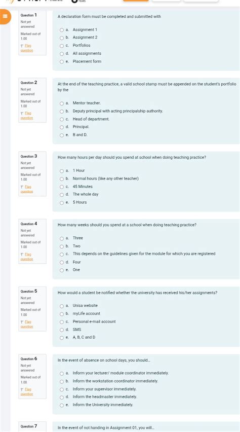 Question 1 A Declaration Form Must Be Studyx