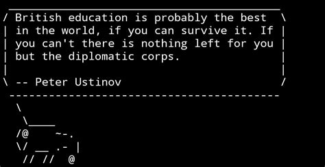 Quotes And Wisdom On Linkedin Unix Fortune Cowsay Quotes And Wisdom On Linkedin Unix Fortune Cowsay