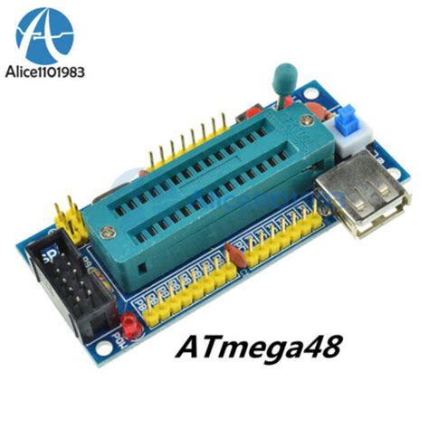 Atmega8 Atmega48 Atmega88 Development Board Module Avr No Chip Kit Ebay