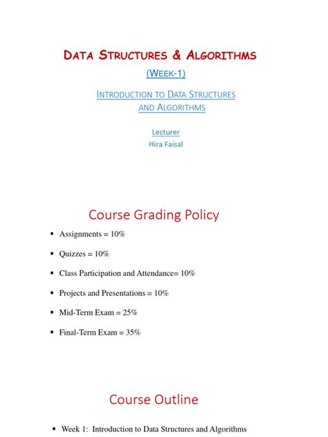 Dsa Week 1 Pdf Data Structure Pointer Computer Programming