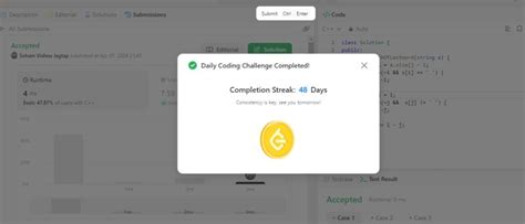 day 48 of leetcodechallenge soham jagtap posted on the topic linkedin