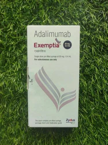 Adalimumab 20mg 0 4ml Exemtia 20mg At ₹ 7000 Box Adalimumab Injections In Ahmedabad Id