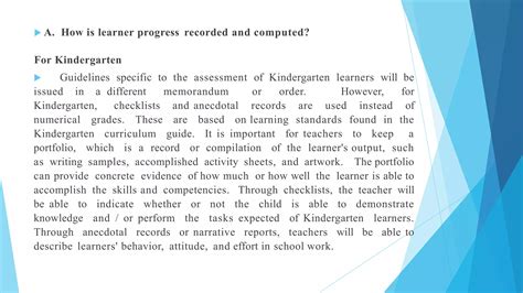 K To 12 Grading Sheet Deped Order No 8 S 2015 Ppt Presentation Pptx