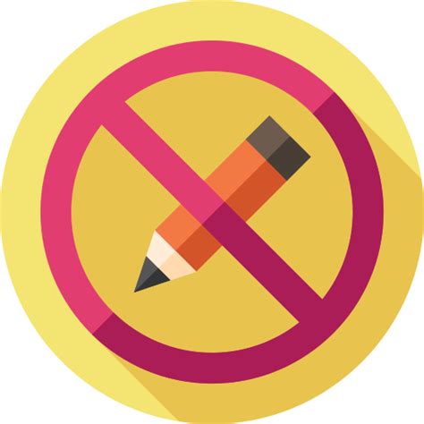 Read Only Flat Circular Flat Icon