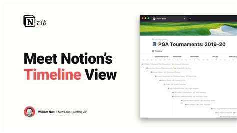 Notion Vip Meet Notions Timeline View