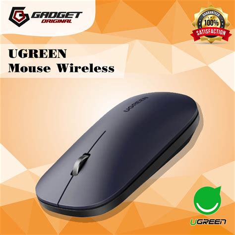 Jual Ugreen Mouse Wireless Bluetooth Dual Mode Koneksi Silent Click 2 4ghz 90372 Dongle