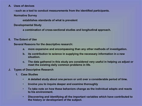 Descriptive Method Ppt Science