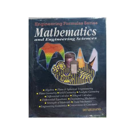 engineering formulas series mathematics and engineering sciences