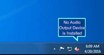 Solved No Audio Output Device Is Installed In Windows