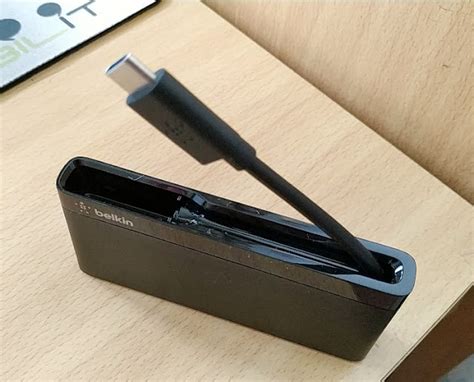 Belkin F4U090 USB 4 Port USB Hub With Folding USB C Cable Gadget Explained Reviews Gadgets