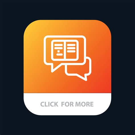 chat messages popup sms mobile app button android and ios line version