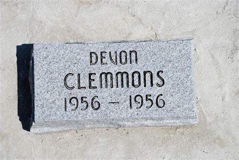Devon Dale Clemmons 1956 1956 Find A Grave Memorial