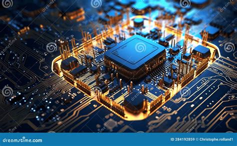 central processing unit digital computing concept generative ai
