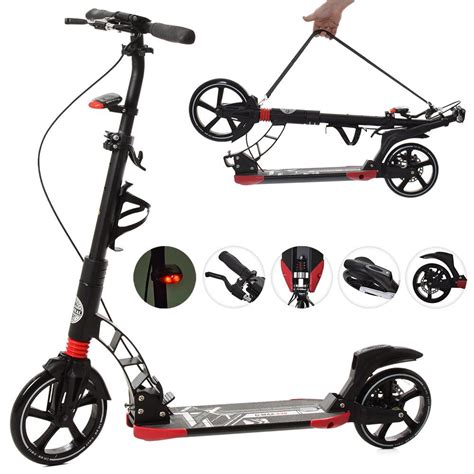 Двухколесный Самокат Scale Sports. D-Max -230.Черный. ДИСКОВЫЙ ТОРМОЗ ...