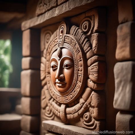 Hand Painted 2k Mayan Wall Texture Stable Diffusion Online