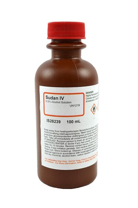 Sudan Iv 0 5 Solution Alcoholic 100ml Nebraska Scientific