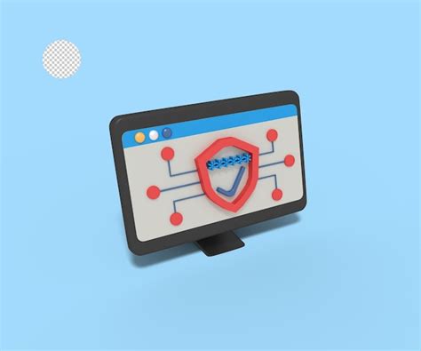 Premium Psd 3d Illustration Of Security Password Input Successful