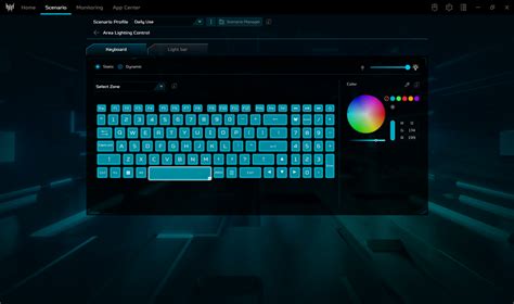 Slideshow PredatorSense Screenshots Acer Predator Helios
