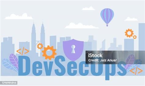 Ilustración De Ilustración Vectorial De La Metodología Devsecops Y Más