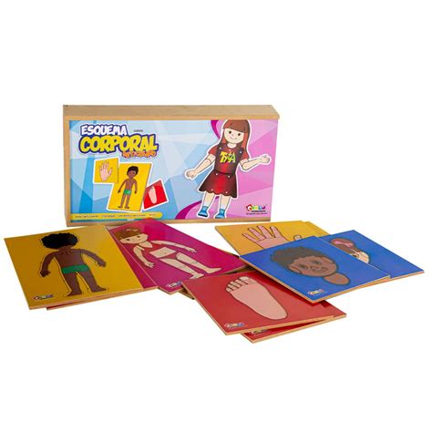 Brinquedo Educativo Esquema Corporal Boneco Articulação