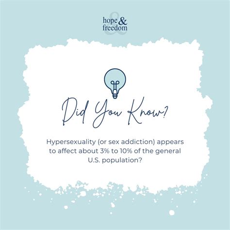 Hope And Freedom Counseling Services On Linkedin Did You Know That Hypersexuality Or Sex