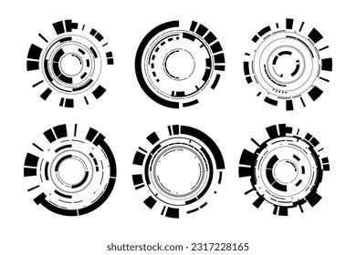 Vector Set Sci Fi Modern User Stock Vector Royalty Free 2317228165 Shutterstock