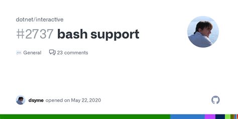 Bash Support Dotnet Interactive Discussion GitHub