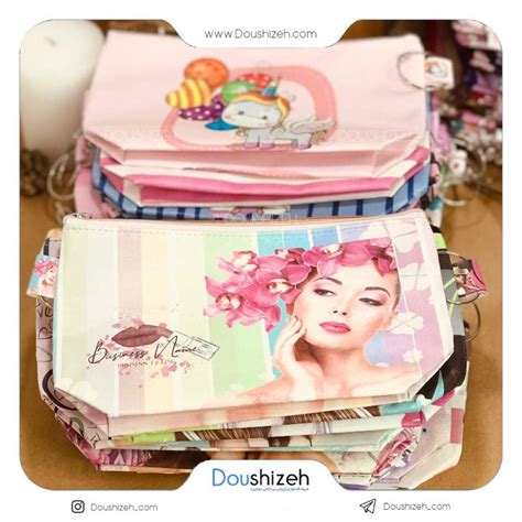 خرید عمده کیف لوازم آرایشی رنگارنگ طرح دار با ارسال رایگان دوشیزه