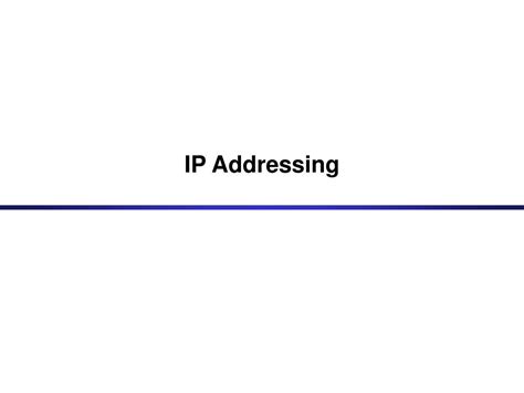 PPT IP Addressing PowerPoint Presentation Free Download ID