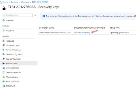 BitLocker Recovery Key Retrieval Methods Mobile Mentor