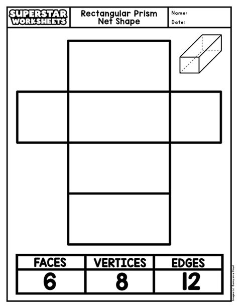 Rectangular Prism Foldable Printable Pin On History