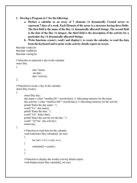 Ds Lab Programs 1 12 Pdf Queue Abstract Data Type Algorithms And Data Structures