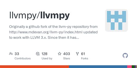 Github Llvmpyllvmpy Originally A Github Fork Of The Llvm Py