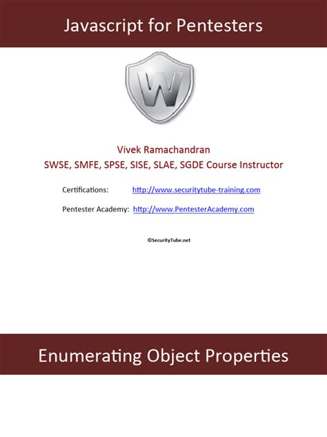 Javascript For Pentesters Pdf