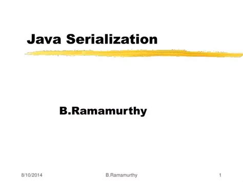 Ppt Java Serialization Powerpoint Presentation Free Download Id