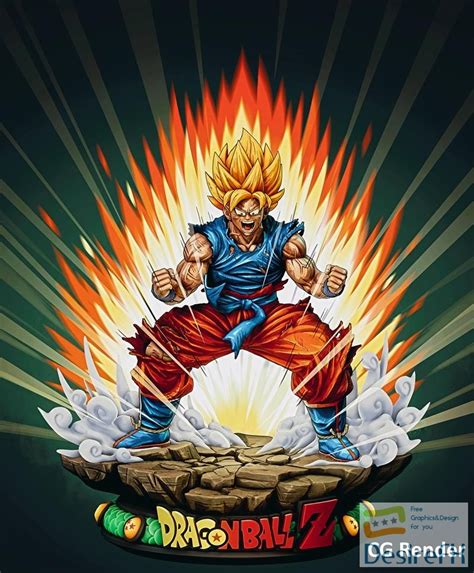 Download Goku Ssj Namek Acker 3d Print Desirefxcom