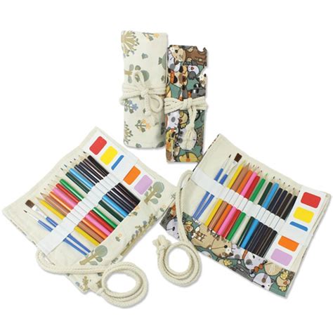 두루마리 색연필 미술도구세트 물감 붓 포함 신혜경쌤의 뚝딱공작소