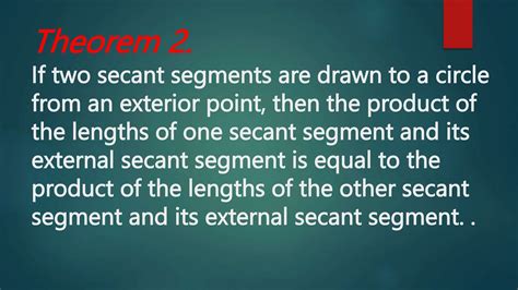 G10 Math Q2 Week 6 Proves Theorems On Secant And Tangent Pptx