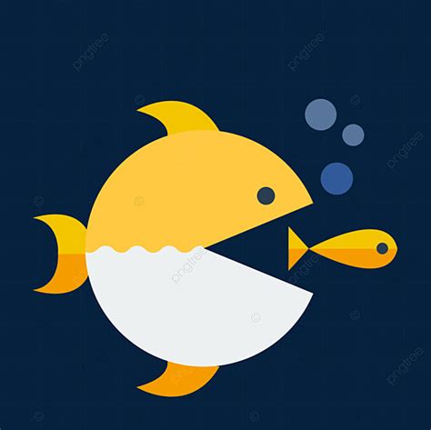 큰 물고기 먹는 작은 물고기 아이콘 무료 벡터 일러스트 자료 큰 물고기는 작은 물고기를 먹는다 거품 어류 Png 일러스트 및 이미지 에 대한 무료 다운로드 Pngtree