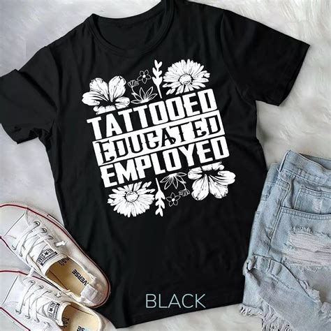 Gildan Tattoed Educated Employed Tattoo Artist Inked Skin T Shirt