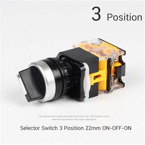 สวิตซ์ 3 ตำแหน่ง Selector Switch 3 Position 10a 22mm Shopee Thailand