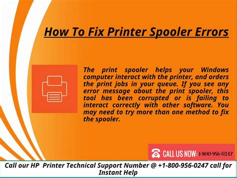 Ppt How To Fix Printer Spooler Errors Dokumen Tips