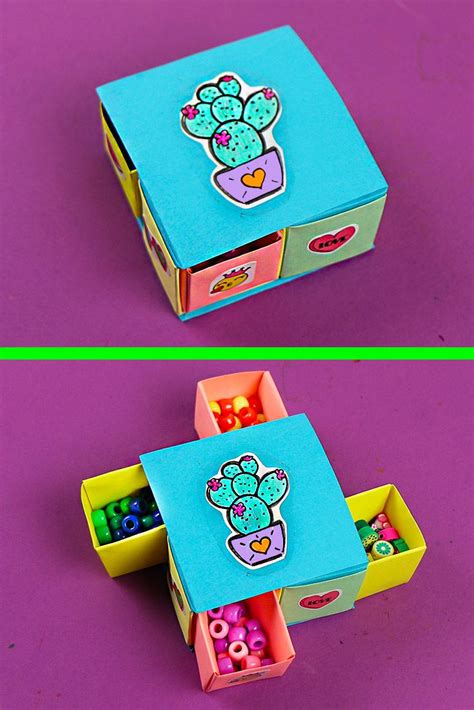 ОРИГАМИ Коробочка для мелочей Чудесная поделка ИЗ БУМАГИ БЕЗ КЛЕЯ Diy Origami Origamibox